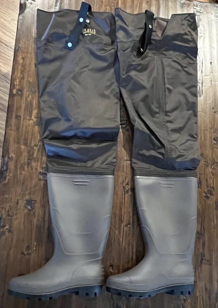 RedHead Brand Co. PVC Hip Waders for Men Brown Non-Insulated Size 7 NEW ...