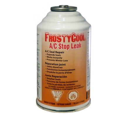 Anti fuite clim auto, FrostyCool Stop Leak, R134a, H1234yf, R12 ...
