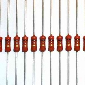 Lot of 15 Metal Film Resistor 200 Ohms 2 Watts 2W 5% | eBay