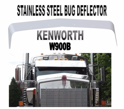KENWORTH W900B STAINLESS BUG DEFLECTOR | eBay