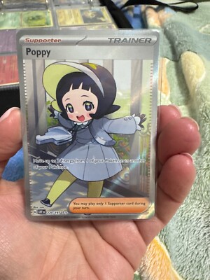 Poppy Trainer (full art) Pokemon card | eBay