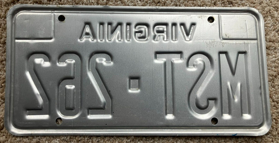 Nice Vintage 1970s Virginia License Plate | eBay