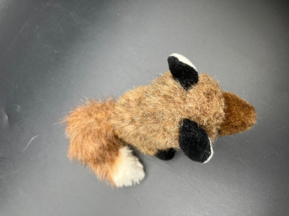 Folkmanis Puppet Mini Fox Brown Finger Puppet Plush stuffed animal cute ...