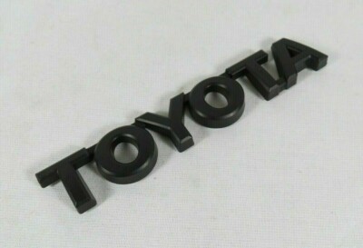 Toyota Tacoma Tundra Emblem Rear Tailgate Black Badge Back Sign Symbol ...