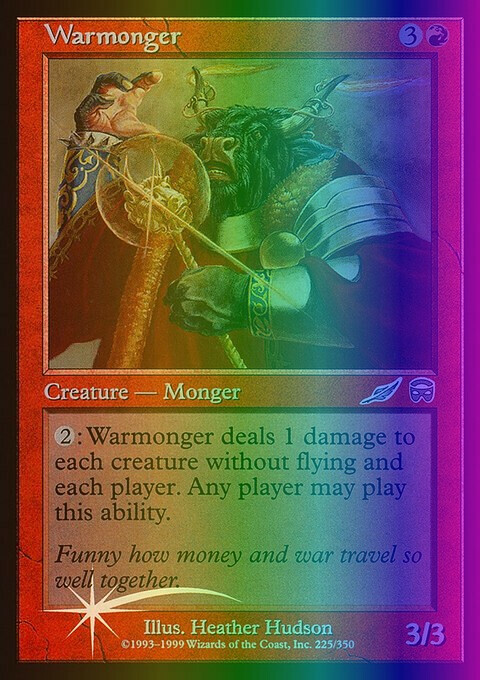 Magic the Gathering MTG Warmonger (12) Media Inserts MP FOIL | eBay