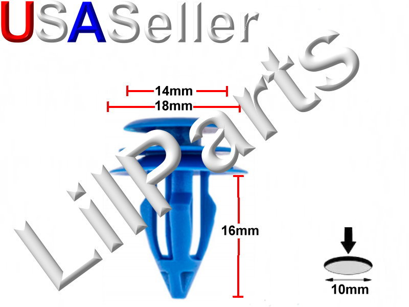 Wheel Arch Moulding Trim Clip Retainer A22149 Land Range Rover Evoque ...