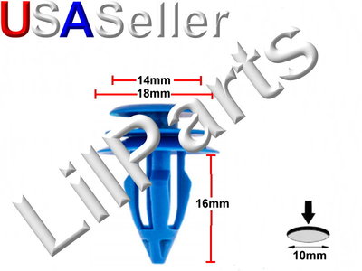 Wheel Arch Moulding Trim Clip Retainer A22149 Land Range Rover Evoque ...