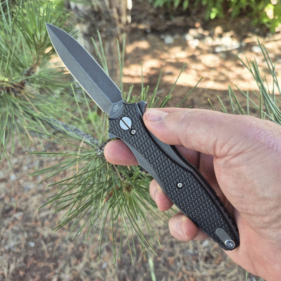 Hinderer Knives, HYPER RARE Gen 1 Maximus Double Edge Dagger, Battle ...
