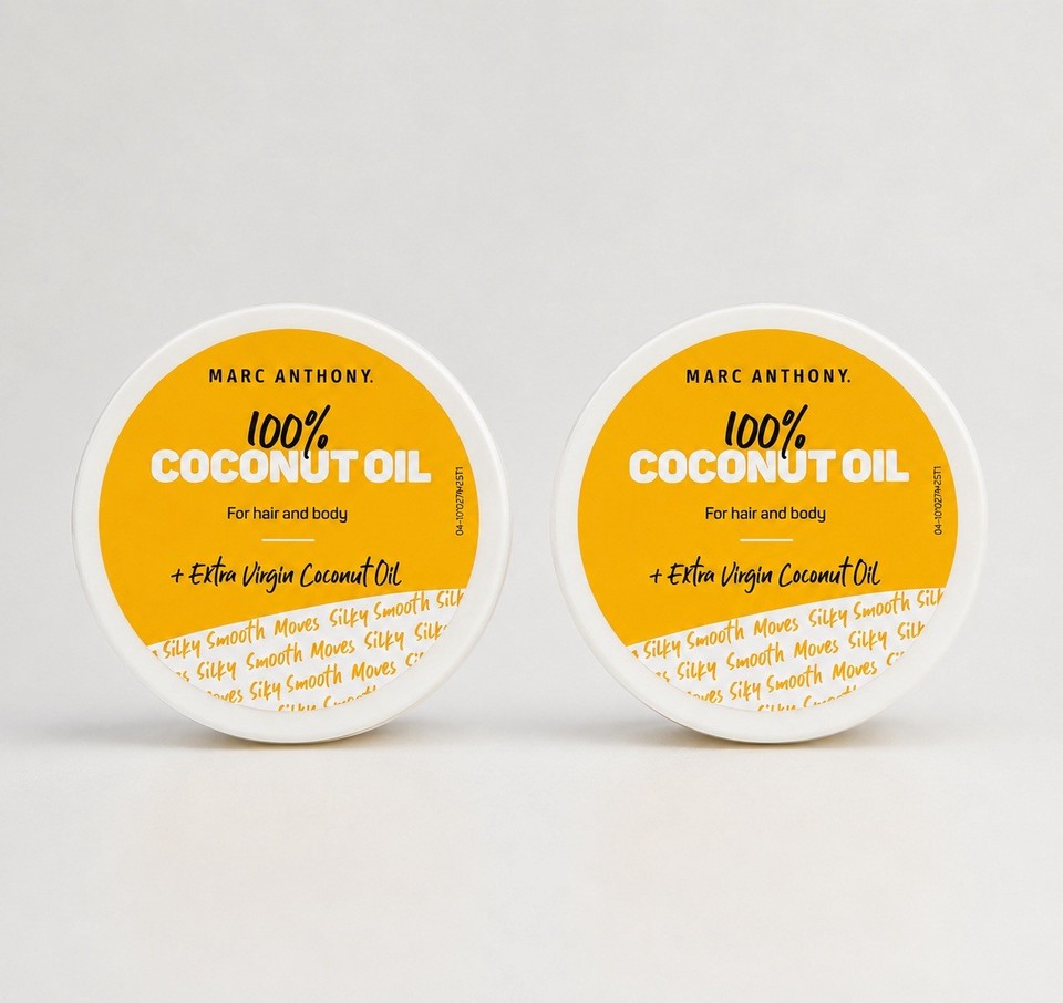 Marc Anthony 100% Coconut Oil + Extra Virgin Coconut Oil Hair and Body ...