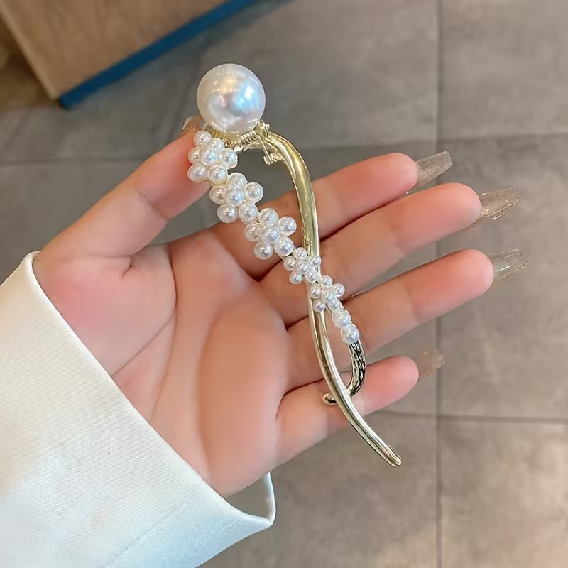 4pcs Elegant & Rhinestone Fish Tail Hair Clips. | eBay