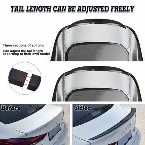For Lexus GS350 GS300 GS400 GSF Gloss Rear Roof Trunk Spoiler Ducktail ...