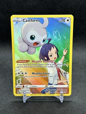 2022 Pokemon Castform Trainer Gallery TG11/TG30 Ultra Rare Full Art ...