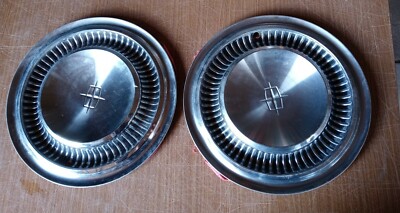 TWO OEM1964-65 LINCOLN CONTINENTAL PREMIER TOWN CAR HUBCAPS WHEEL ...