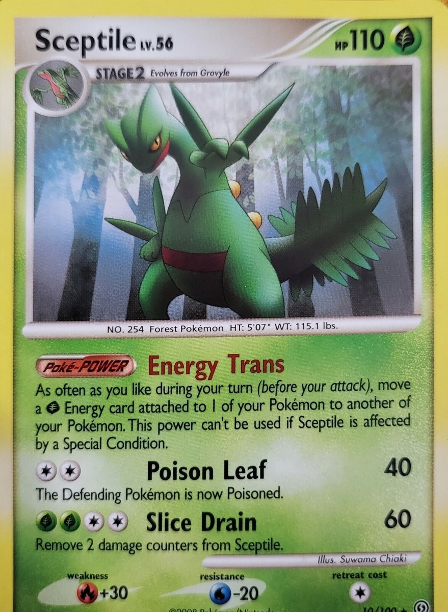 Pokemon Sceptile Card