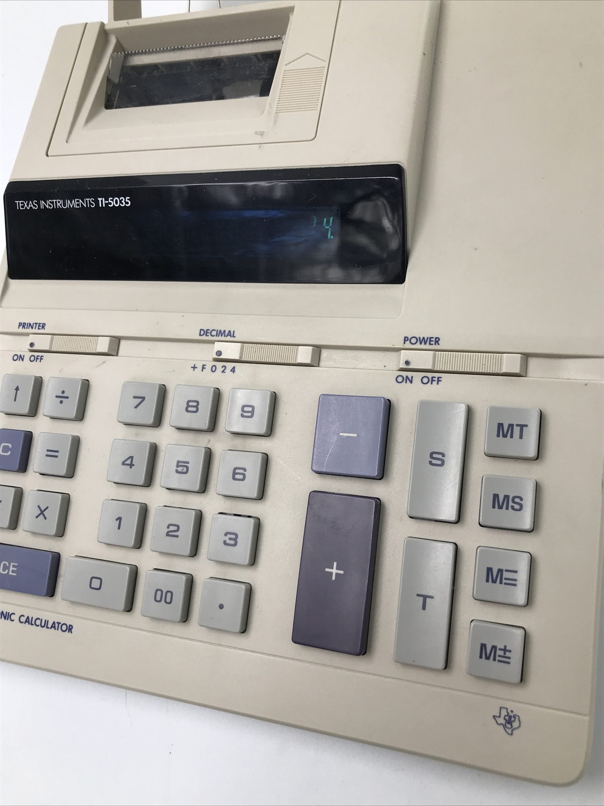 Texas Instruments TI-5035 Office Desk Electronic Calculator Printer | eBay