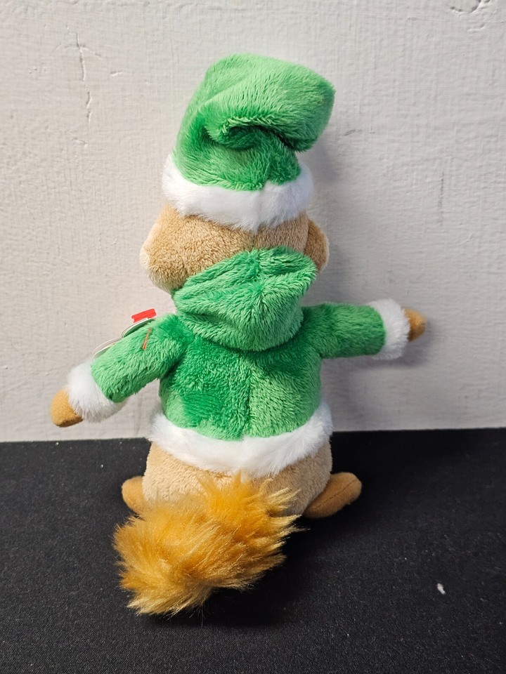 Ty Beanie Baby - THEODORE with Holiday Hat 7" (ALVIN and the Chipmunks ...