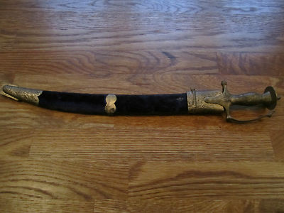 Vintage Indo-Persian Mughal Short Sword Dagger Made in India Silver? | eBay