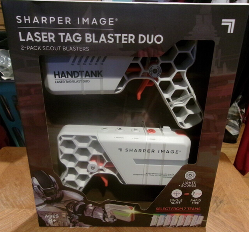 Sharper Image Laser Tag Blaster Duo 2-pack Scout Blasters *NEW* | eBay