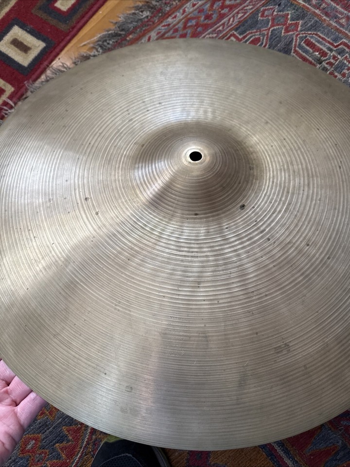 Zildjian A 20 Deep Ride Cymbal Vintage 1970s Hollow Logo. 2810g Nice ...