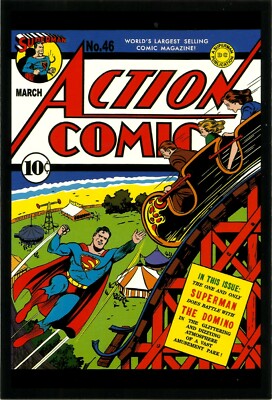 SUPERMAN, MARCH 1942, ARTIST FRED RAY, No. 46, POSTCARD | eBay