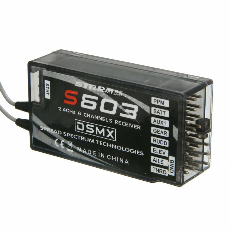Receiver For Spektrum Compatible Receiver #6 Channels S603 DSMX & DSM2 ...