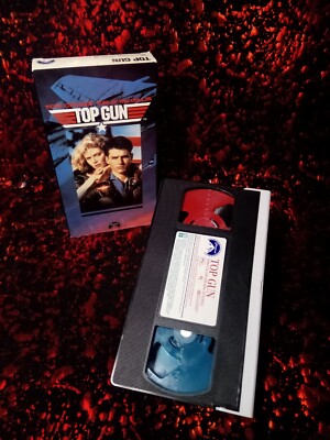 Top Gun - VHS Custom VHS Spool Swap Red White & Blue, Tom Cruise, Val ...