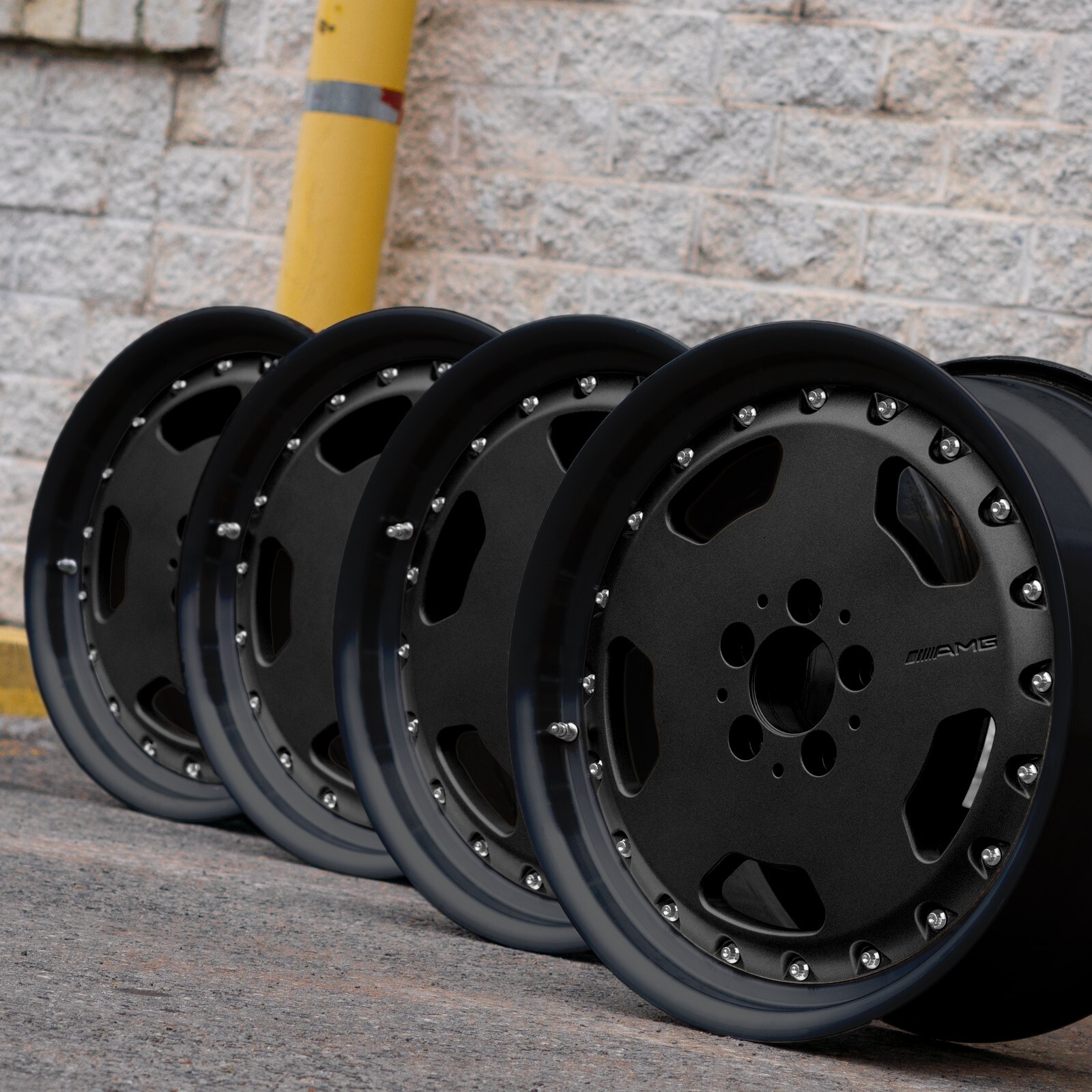 Mercedes AMG BBS Aero 2 Wheel OEM Genuine Authentic 18" rim Set of 4 ...