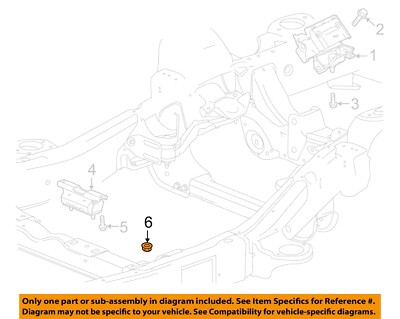 GM OEM 19-24 Canyon Engine Engine Trans Mounting-Trans Mount Nut ...
