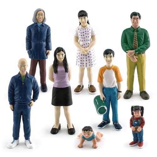 Simulation Model People, Miniature Scenes Character Figurine Tiny Doll ...