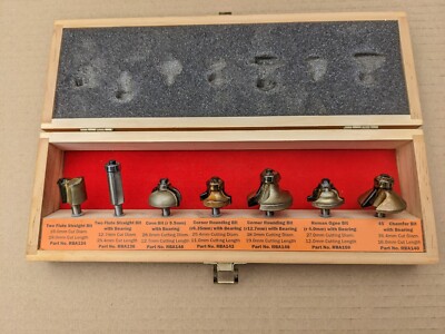 TRITON 7 PCE 1/4" ROUTER BIT SET | eBay