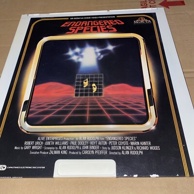 Endangered Species Ced Disc Rca Selectavision Horror Movies 80s Slasher ...