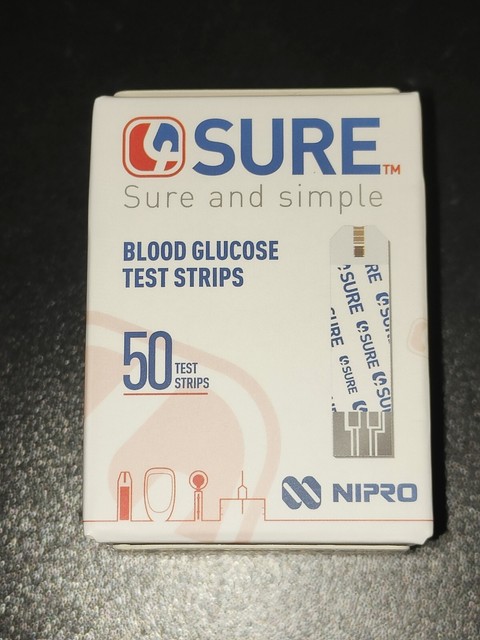 4SURE Blood Glucose Test Strips - Pack of 50 for sale online | eBay