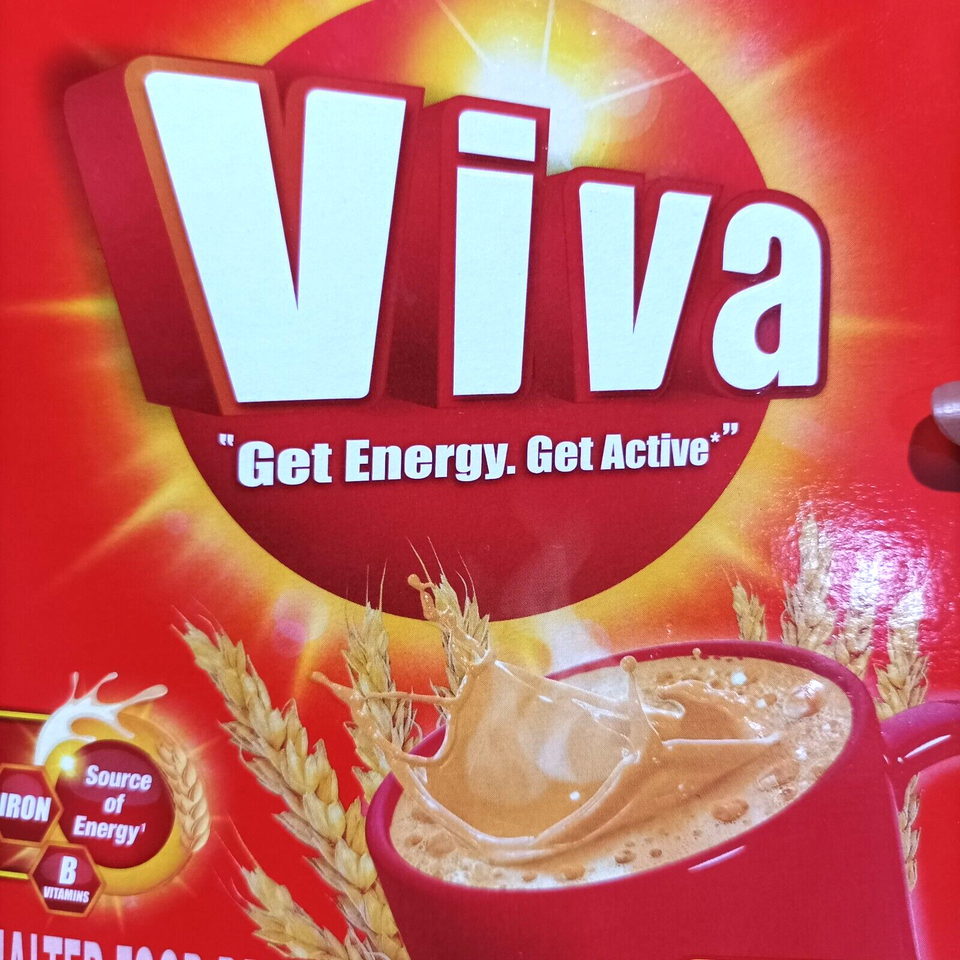 Viva Milk Powder Energy Food Drink Pack 14oz (400g) Malt Tea Ceylon ...