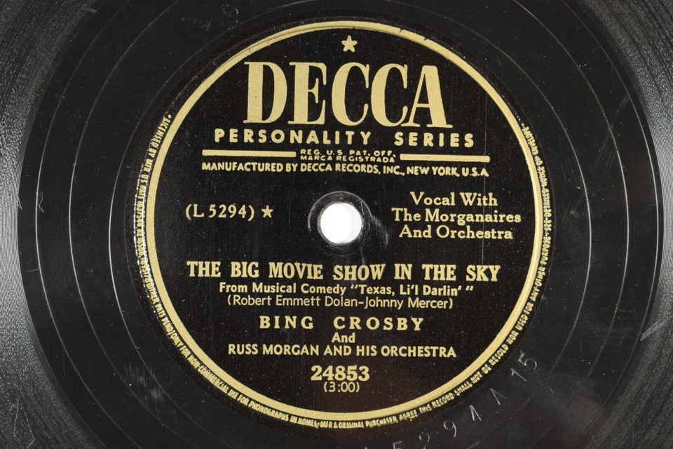 Bing Crosby - 78 RPM Decca - The Yodel Blues L42 | eBay