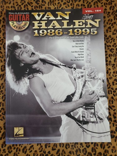 VAN HALEN 1986-1995 PLAY ALONG GUITAR SONGBOOK TAB WITH CD RIFF SONGS ...