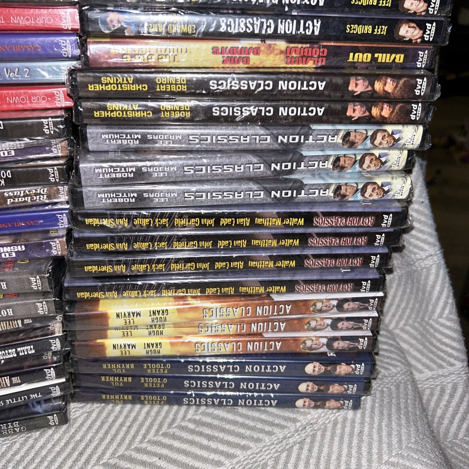 Huge Lot Of Action Adventure, Drama, And Western DVDs Sealed Hollywood ...