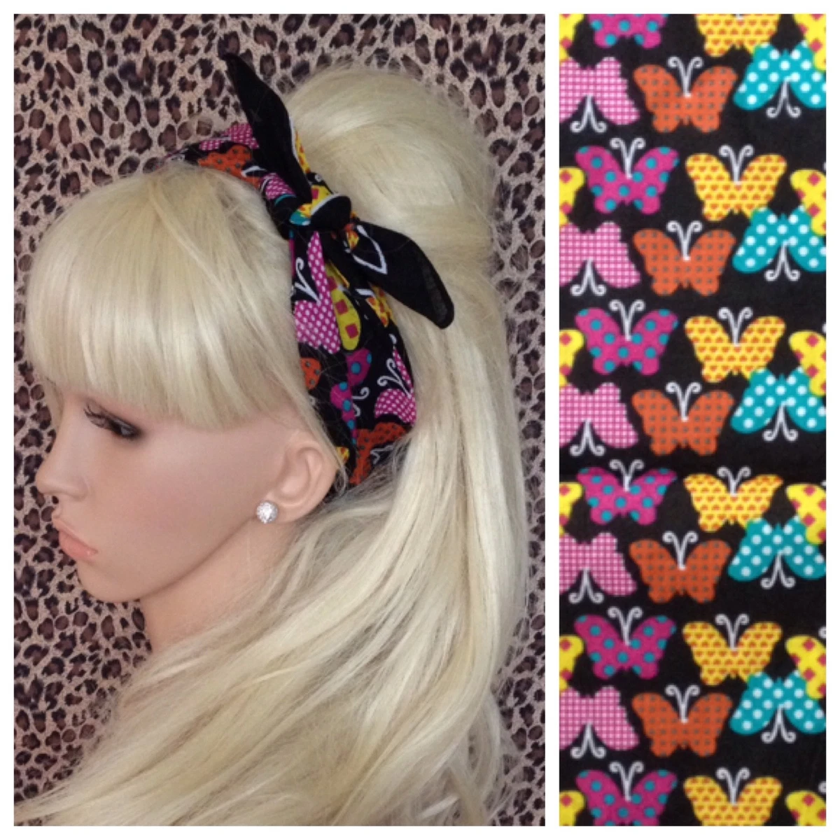 Rockabilly Pin Up Hair Bandana