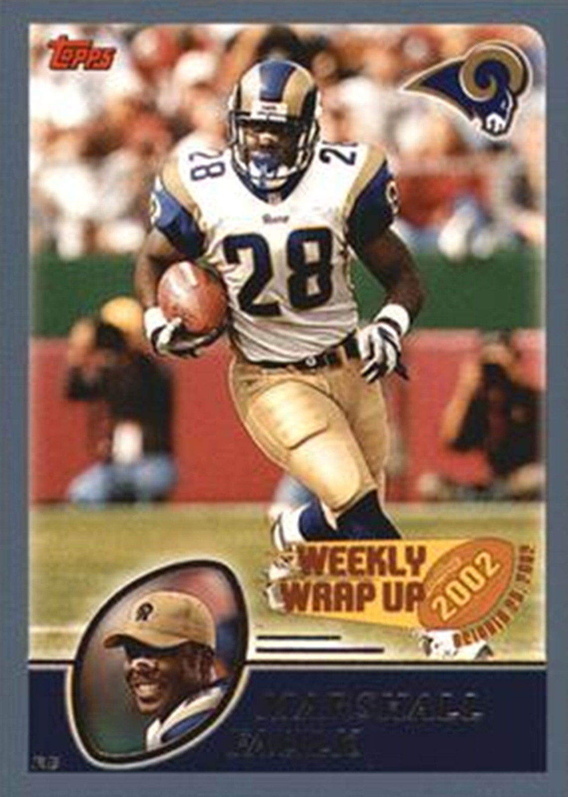 2003 Topps #297 Marshall Faulk St. Louis Rams HOF | eBay