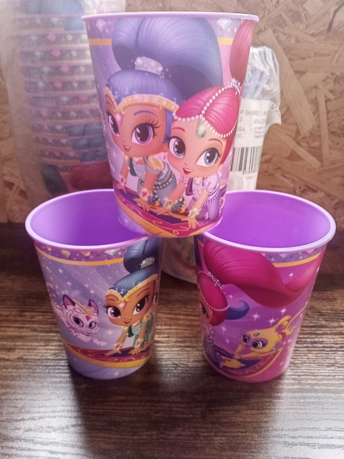 1x-30x (473ML/16 OZ/Cup), Shimmer & Shine Plastic Cups Birthday Party ...