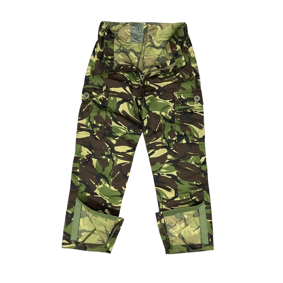 Genuine British Army RIPSTOP Windproof Field Trousers DPM Woodland Camo ...