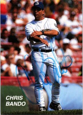 Chris Bando autographed Baseball Card (Milwaukee Brewers) Religious ...