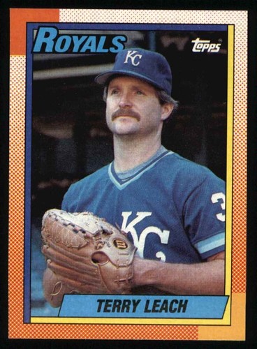 1990 Topps #508 Terry Leach Royals 8 - NM/MT | eBay