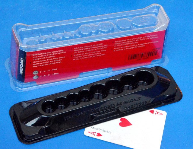 Snap on Black Empty Magnetic Socket Tray Organizer PAKTY229 for sale ...