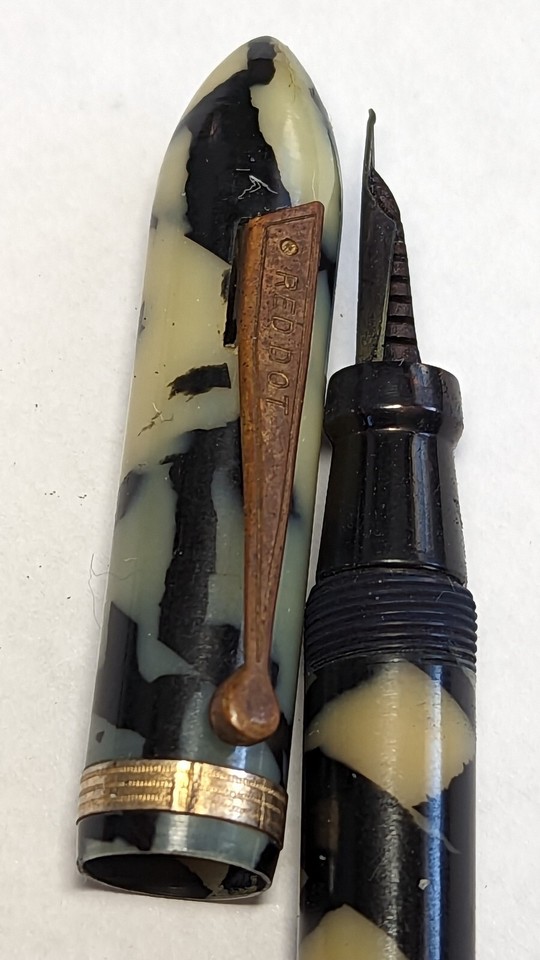 VINTAGE RED DOT FOUNTAIN PEN VELVET POINT NIB | eBay