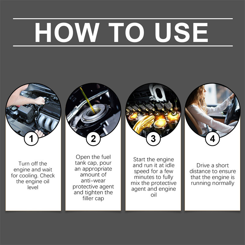 Anti-Wear Engine Treatment Oil Additive, Highly Effective Engine ...