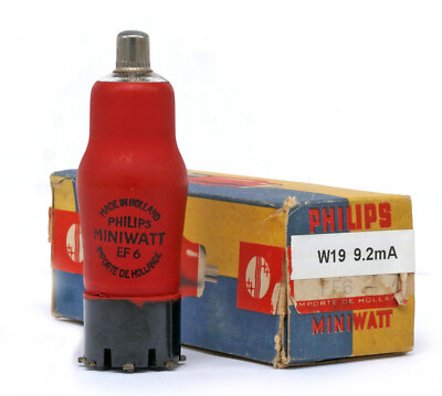 EF6/TEF6 PHILIPS MINIWATT NOS Tube Röhre Lampe Valvola Valve Valvula ...