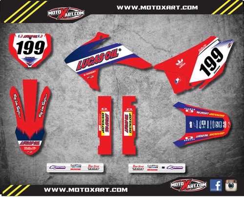 Custom Graphics Full Kit For HONDA CRF 150F 2015 - 2017 ACTIVE STYLE ...