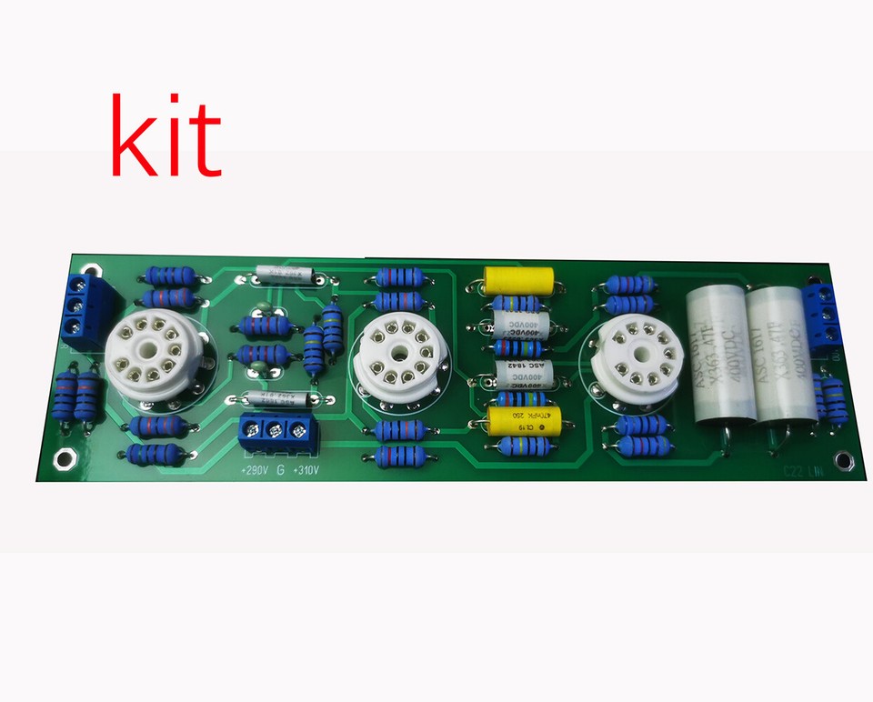Hifi Stereo 12AX7 Tube Preamplifier Kit for C22 Preamplifier Circuits ...