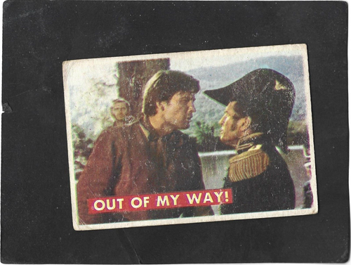 1956 Topps Davy Crockett Green # 4a Out Of My Way ! | eBay