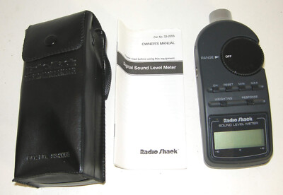 Vintage Radio Shack Sound Level Meter # 33-2055 TESTED Case ...